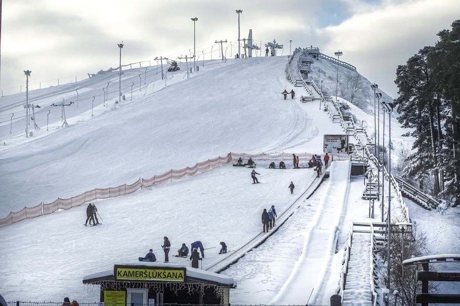Slēpošanas kalns atkal atvērts! — Slēpošanas kalns "Lemberga Hūte"